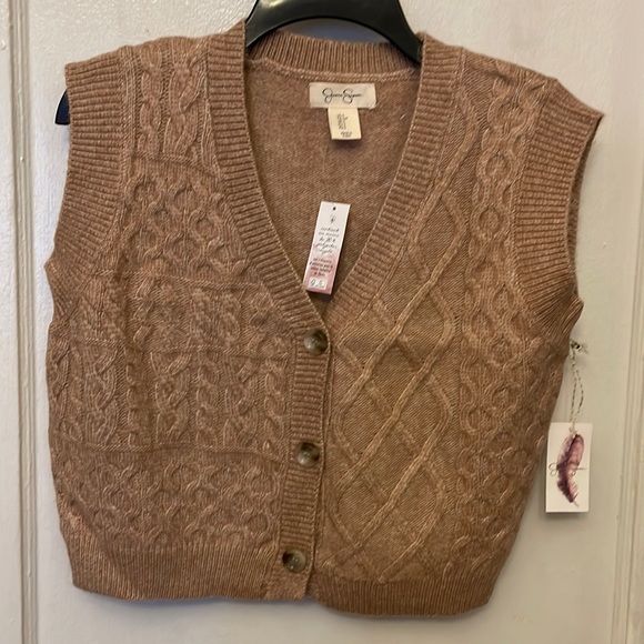 Jessica Simpson | Sweaters | Nwt Jessica Simpson Oversized Cable Button ...